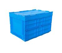 China Convenient and Space-Saving Collapsible PP Plastic Container for Warehouse Storage for sale