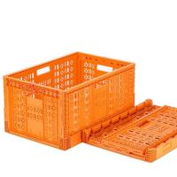 China Foldable PE/PP Serving Tray for Breakfast Coffee Drinks and Fruit Storage Plastic Crate for sale