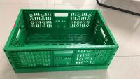 China Mesh Style Eco-Friendly Collapsible Cotton Rope Planter Basket Orange Home Decoration for sale