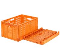 China 30kg Load Capacity Foldable Plastic Storage Bin for Industrial in Mobile Storage for sale