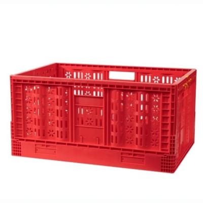 China Versatile Collapsible Plastic Farm Boxes for Easy Storage of Vegetables Fruits for sale