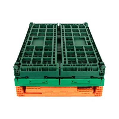 China Multi- Folding Crate for Garden Vegetables Fruit Sea Food Storage Plastic Crate Storage for sale