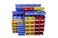 China Solid Box Style Warehouse Tool Picking Stackable Hanging Box with Optional Divider for sale