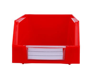 China Solid Box Office Organizer Bins for Industrial Stacking and Back Hanging Storage Shelf for sale