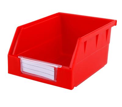 China Customized Logo Rectangle Office Organizer Bins PP Stackable Solid Boxes for Small Parts for sale