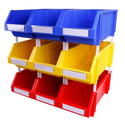 China 100% PP Stacking Bin Plastic Storage Organizer Equipment Storage with Customer Logo for sale