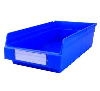 China Plastic Shelf Bin Internal Size 480x277x88mm Customized Logo Stackable Bins for Workbench for sale