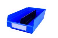 China Plastic Shelf Bin Internal Size 480x277x88mm Customized Logo Stackable Bins for Workbench for sale