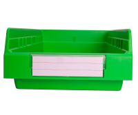 China Plastic Shelf Bin Internal Size 480x277x88mm Customized Logo Stackable Bins for Workbench for sale