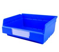 China PP Semi-Open Front Shelf Storage Bin with Dividers The Ultimate Warehouse Organizer for sale