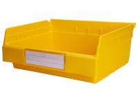 China PP Semi-Open Front Shelf Storage Bin with Dividers The Ultimate Warehouse Organizer for sale