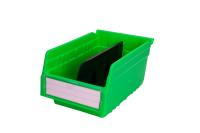 China Small Parts Storage Plastic PP Toy Storage Crate for Workbench Plastic Shelf Bin for sale