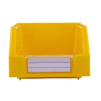 China Eco-Friendly Plastic Storage Crates Industrial Stacking Customized Color PP Shelf Bin for sale