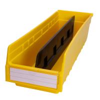 China PP Bins Industrial Warehouse Storage Tray for Racking Plastic Crate Tool Spare Parts for sale