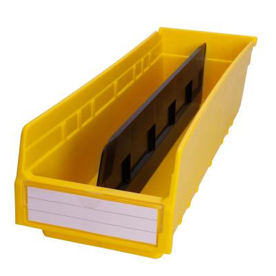 China PP Bins Industrial Warehouse Storage Tray for Racking Plastic Crate Tool Spare Parts for sale