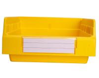 China Warehouse Stackable Tray Shelf Bin Workshop Industrial Plastic Solid Box PP Storage Crate for sale