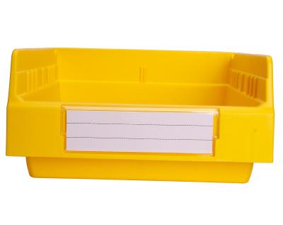 China Warehouse Stackable Tray Shelf Bin Workshop Industrial Plastic Solid Box PP Storage Crate for sale