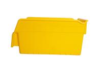 China NO Foldable Plastic Shelf Bin for Stacking Medicine in Warehouse Semi-Open Front Crate for sale