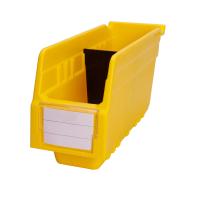 China Wall Mounted Tool Storage Tool Spare Parts Crate Stacking Solid Box Style Plastic Bin for sale