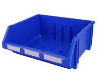 China Space-Saving Workshop Storage Stackable Shelf Bin with Divider and Solid Box Shelving for sale