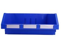 China Space-Saving Workshop Storage Stackable Shelf Bin with Divider and Solid Box Shelving for sale