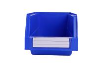 China Wall Mount Durable Stackable Bins Accessories Plastic Storage Box with Customized Logo for sale
