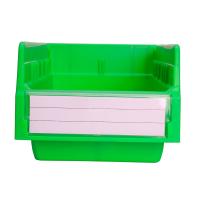 China Industrial Storage Made Easy Durable Plastic Bin with Dividers and Customizable Color for sale