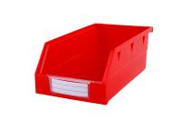 China Convenient Storage Solution Stacking Hanging Plastic Storage Bin with Bolt Shelf for sale
