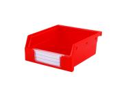 China Small PP Spare Parts and Tools Storage Solid Box Hanging Bins with Customized Logo for sale