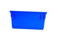 China Customized Logo PP Medicine Storage Plastic Shelf Bin with Stackable Design and Divider for sale