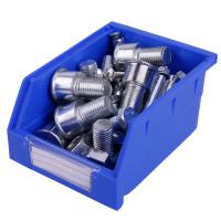 China Logo Customized Logo Industrial Stackable Bin Box for Small Parts Screws Spare Parts Bins for sale