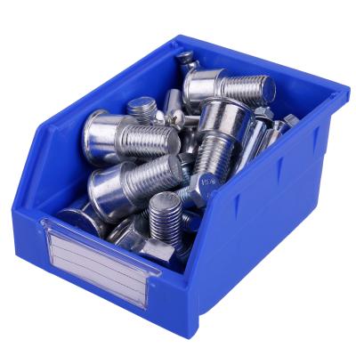 China Logo Customized Logo Industrial Stackable Bin Box for Small Parts Screws Spare Parts Bins for sale