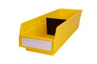 China Foldable PP Storage Box Stackable Classic Office Organizer Plastic Tool Crate Plastic Shelf Bin for sale
