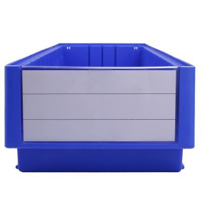 China Solid Box Style Polypropylene PP Removable Stackable Bin for Plastic Parts Storage for sale