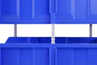 China Conveniently-sized PP Tool Storage Bin for Small Parts Screws Plastic Organizer Box for sale