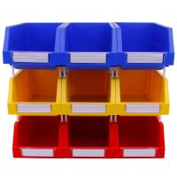 China Open Front Stackable Bins for Bolts and Plastic Parts Solid Box Style Customer Logo for sale