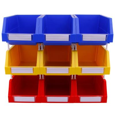 China Open Front Stackable Bins for Bolts and Plastic Parts Solid Box Style Customer Logo for sale