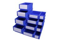 China Solid Box Stackable Plastic Storage Bin Industrial Style for Eco-Friendly Storage for sale