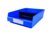 China Warehouse Tool Storage Stackable Solid Box with Large Capacity and Semi-Open Front PP Box for sale