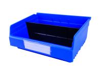 China Space-Saving Heavy Duty Plastic Bins for Warehouse Storage Internal Size 280x376x88mm for sale