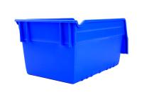 China Industrial Warehouse Parts Storage Office Workshop Plastic Shelf Bins with Customized Logo for sale