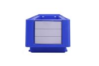 China Streamline Space Stackable Plastic Organizer With Divider In Solid Box Style for sale