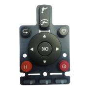 China Custom Silicone Keypad Button for Massager Chair Keymat for sale