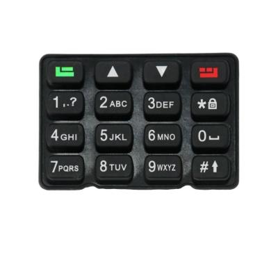 China Custom Silicone Rubber Keypad for Mobile Phones 30-80 Shore A for sale