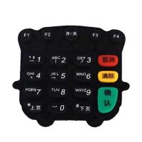 China Custom Silicone Rubber Keypad for Mobile Phones 30-80 Shore A for sale