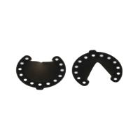 China 3/4 Black Silicone Medical Valve Seal Gasket LSR Molding for sale