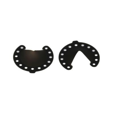 China 3/4 Black Silicone Medical Valve Seal Gasket LSR Molding for sale