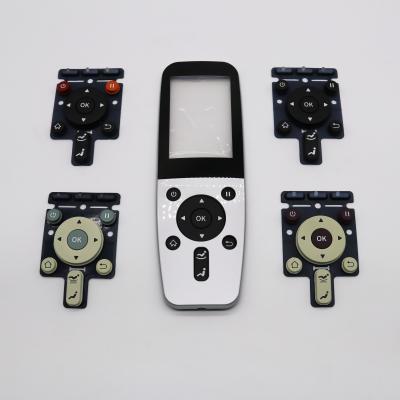 China Custom Silicone PC Massager Chair Keypad with Colorful Keycaps for sale