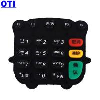 China Custom Silicone Keypad Buttons for Electronics 30-80 Shore A for sale
