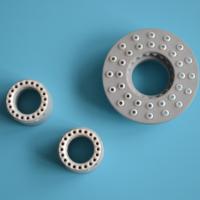 China Heat-Resistant Silicone PC Overhead Shower Head for sale